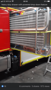 Fire truck pull out | Sliding Systems